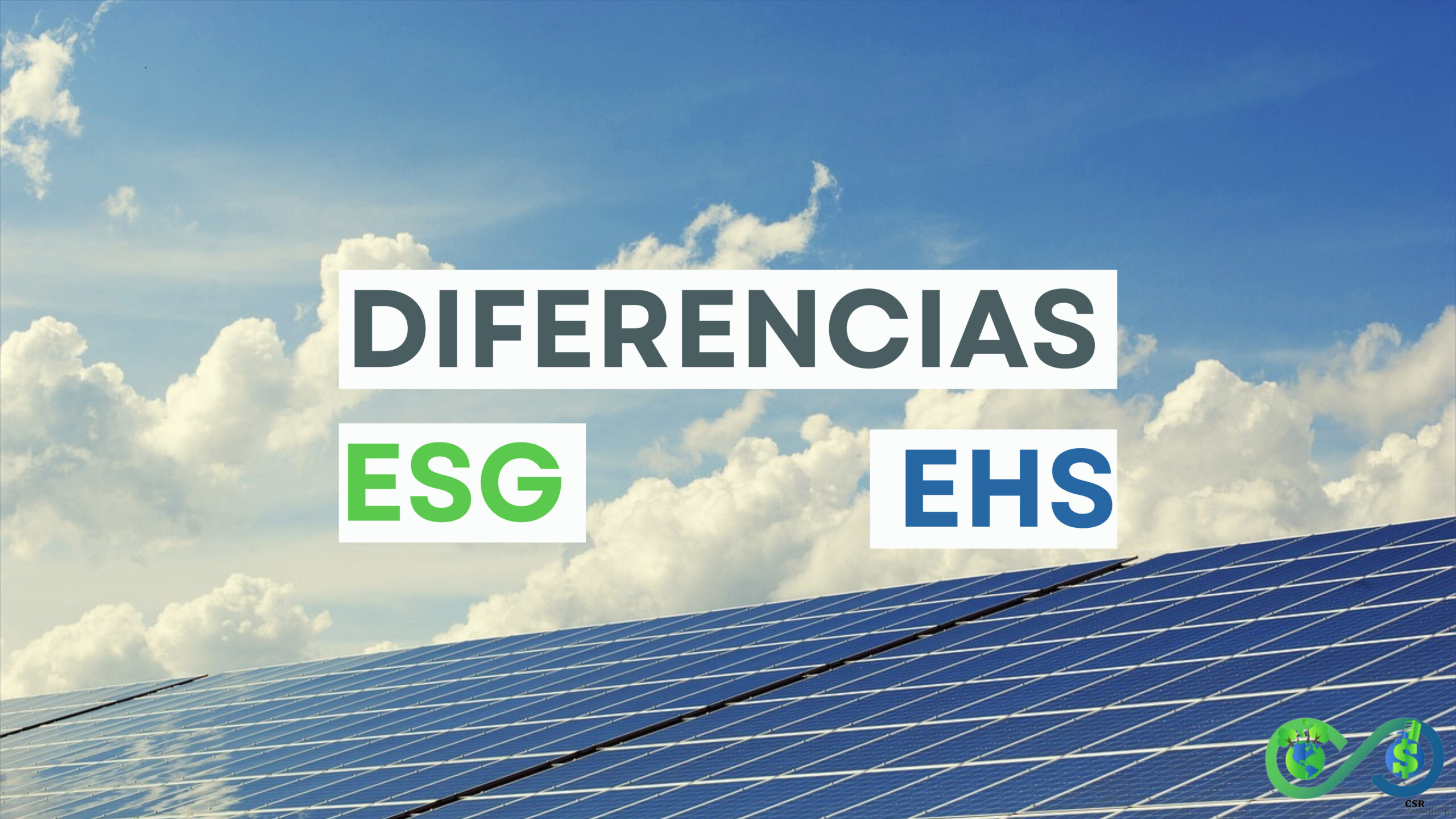 Diferencia entre ESG y EHS - CSR Consulting